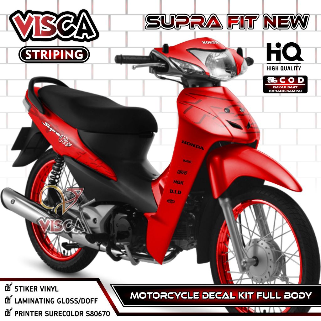 New Supra Fit Full Body Decal - New Supra Fit Sticker - New Supra Fit ...