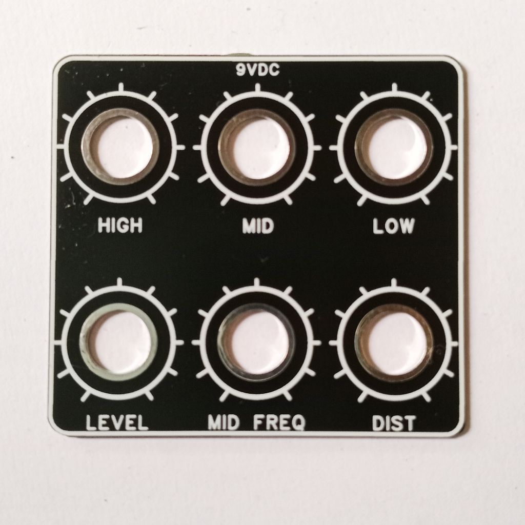 T-Audio Faceplate for PCBFX-025 PCBFX-156 (Based on Boss MT2 Metalzone ...