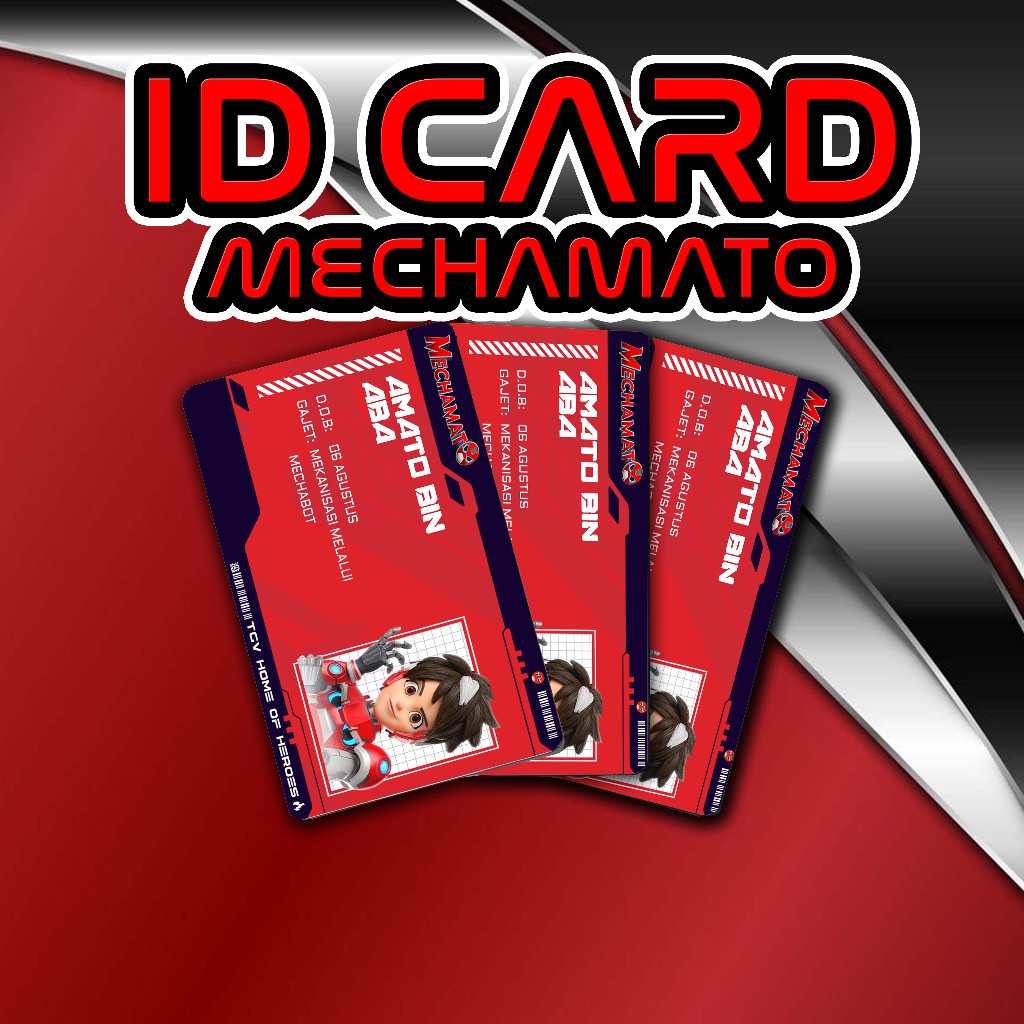 MECHAMATO PREMIUM HIGH QUALITY PVC ID CARD | Shopee Malaysia