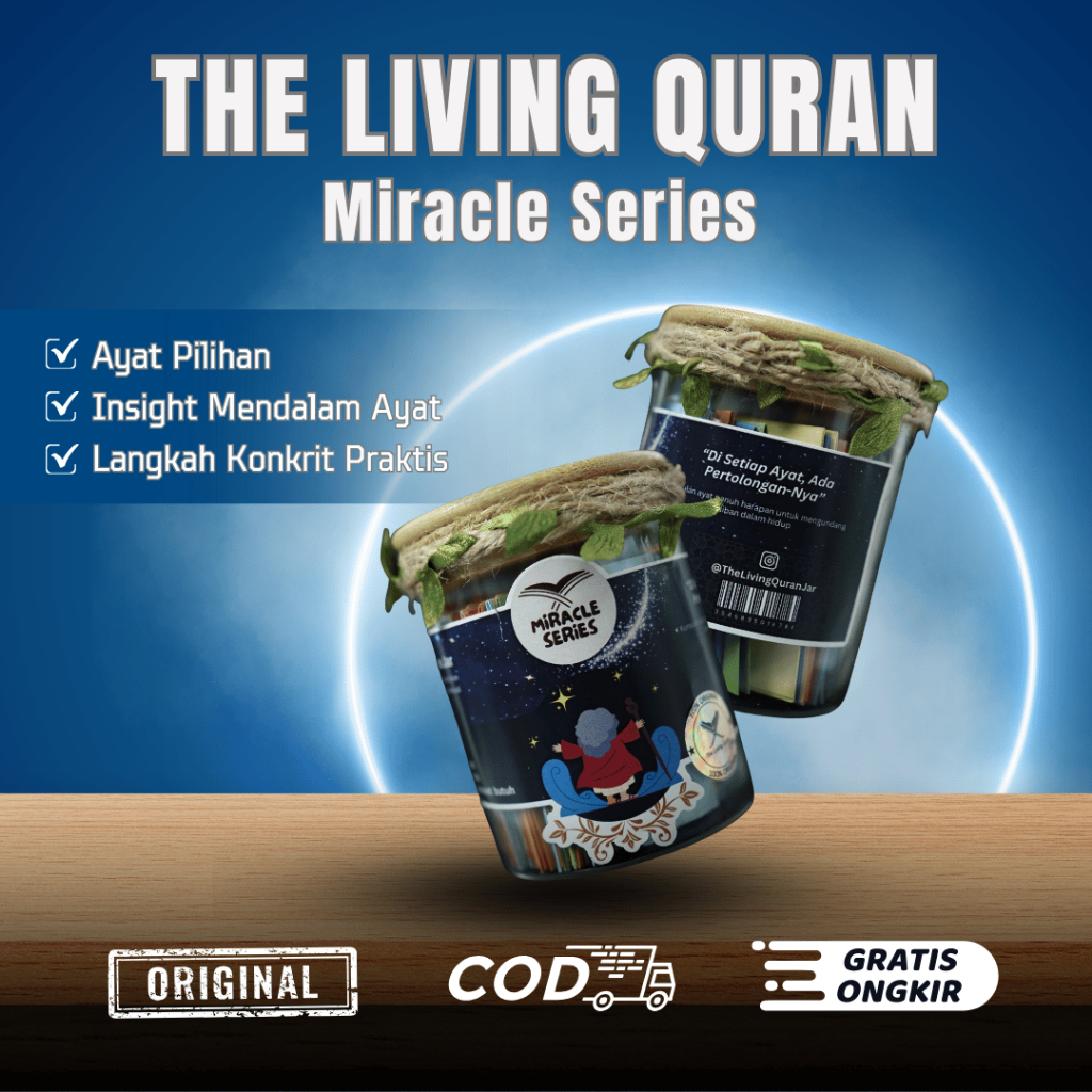 The Living Quran Jar Islamic Gift Package Collection of Al-Qur'an ...