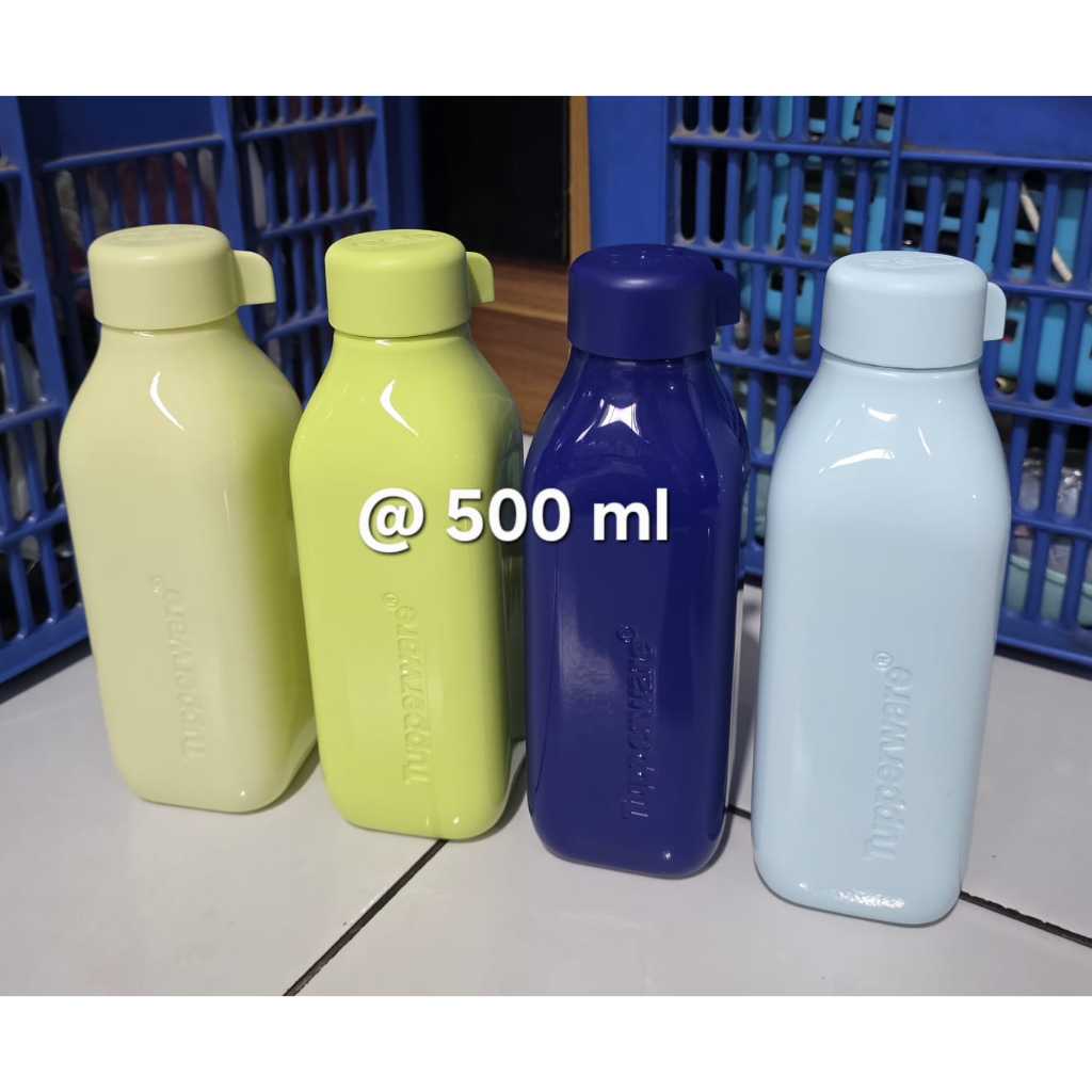 TUPPERWARE Eco Bottle 500ml Square (price per pc) | Shopee Malaysia