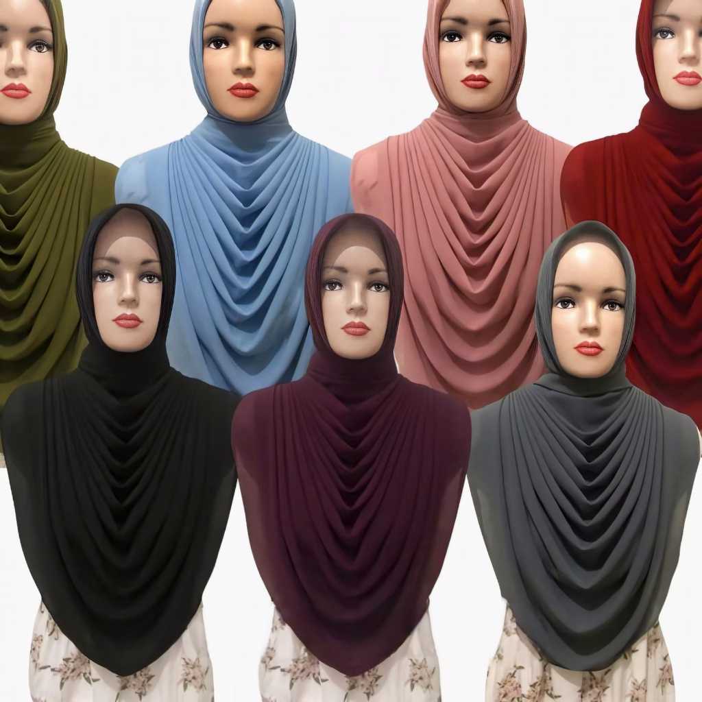 INSTANT DRAPERY HIJAB REMAINING SET | Shopee Malaysia