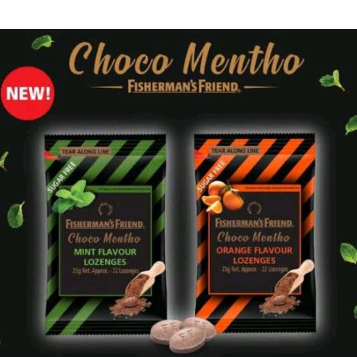 Fisherman's Friends 25gr Sugar Free 1pcs - Choco Mentho Orange Mint ...