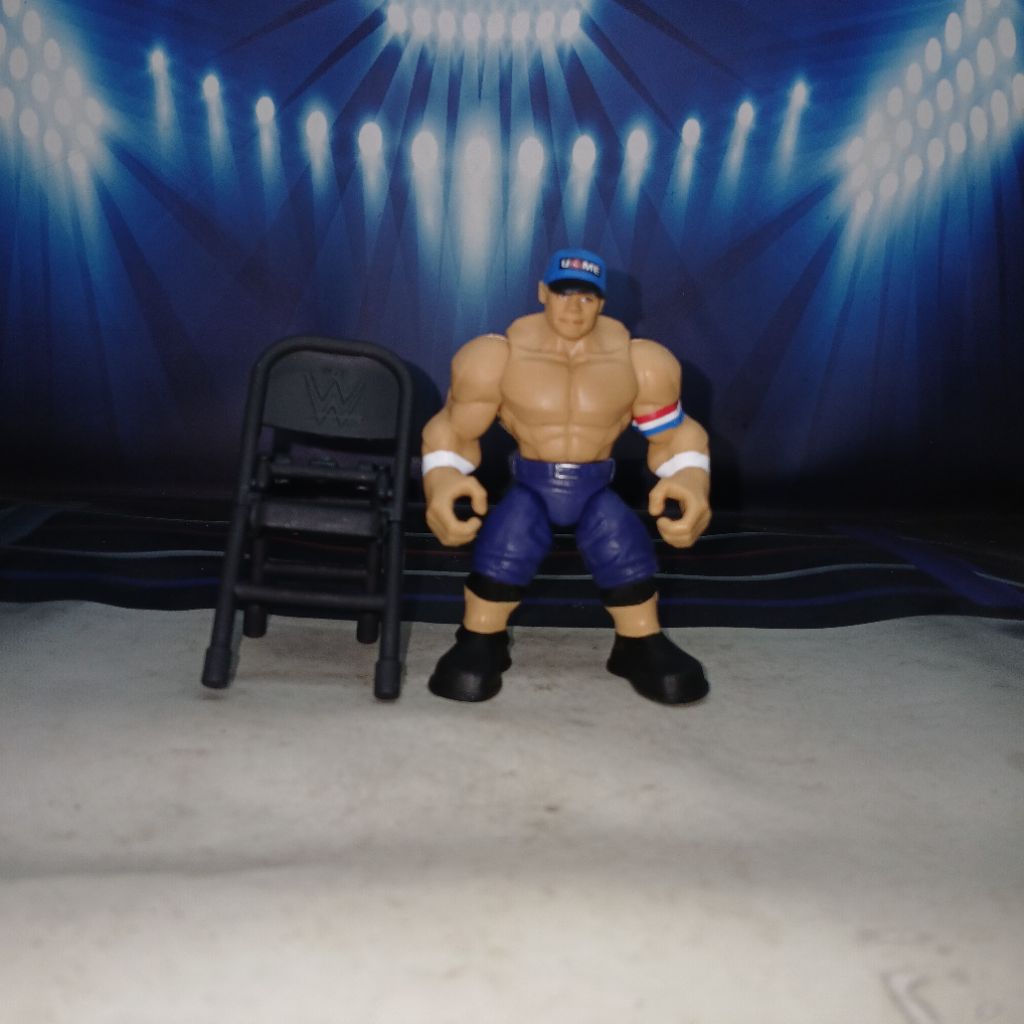 WWE MATTEL KNUCKLE CRUNCHES JOHN CENA MINI MAYHEM | Shopee Malaysia