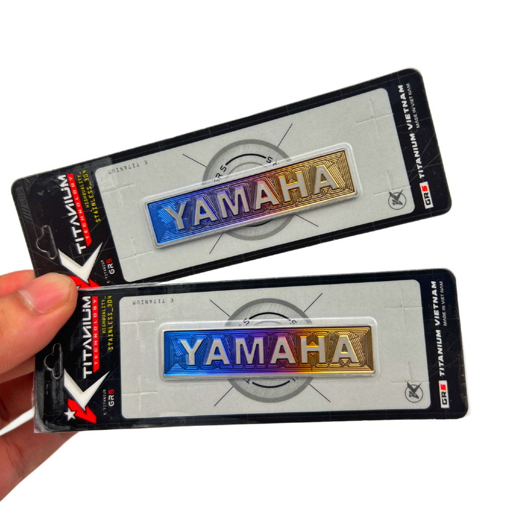 Yamaha Titan Emblem 6 CM Vietnam Titanium Emblem (1PC) | Shopee Malaysia
