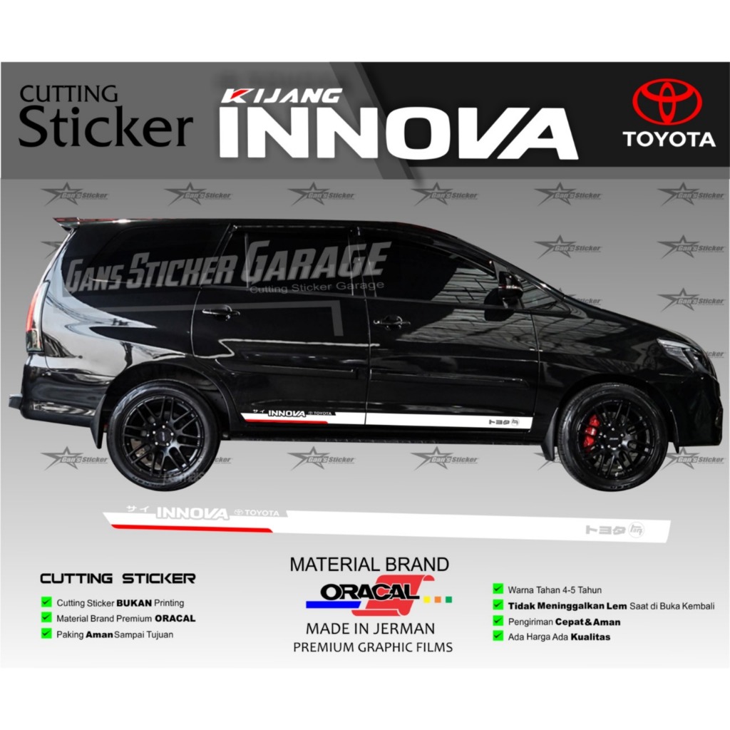 Toyota Kijang Innova Sticker Variations of Kijang Innova Sticker ...