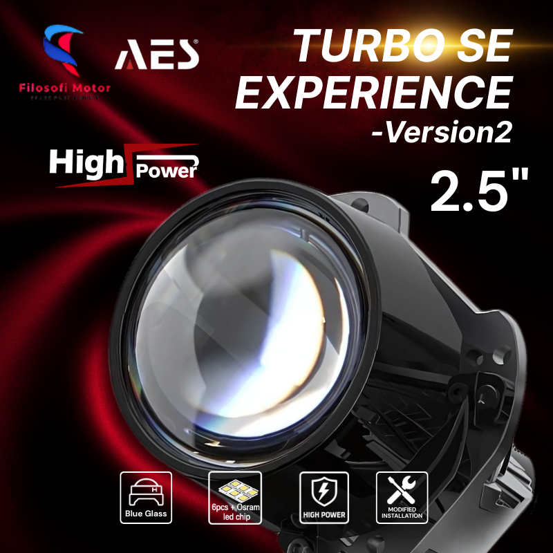 Bi-laser Biled Projector AES Turbo SE Experience V2 2.5 Inch Version 2 ...