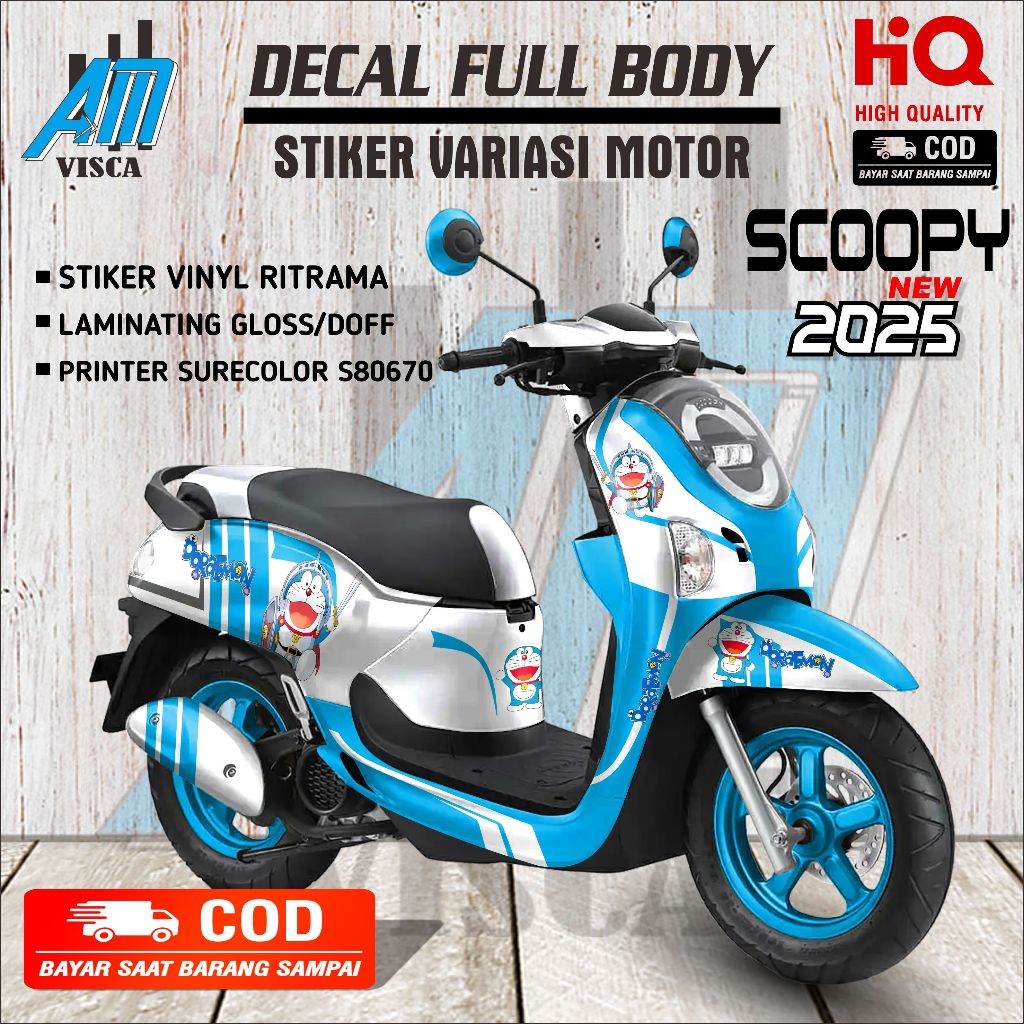 (Latest) New 2025 Scoopy Decal Fullbody 2025 Scoopy Motorcycle ...