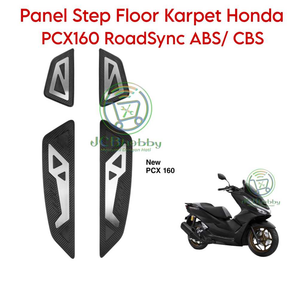 Panel Step Floor CARPET Honda PCX160 Roadsync ABS CBS 2025 original AHM ...