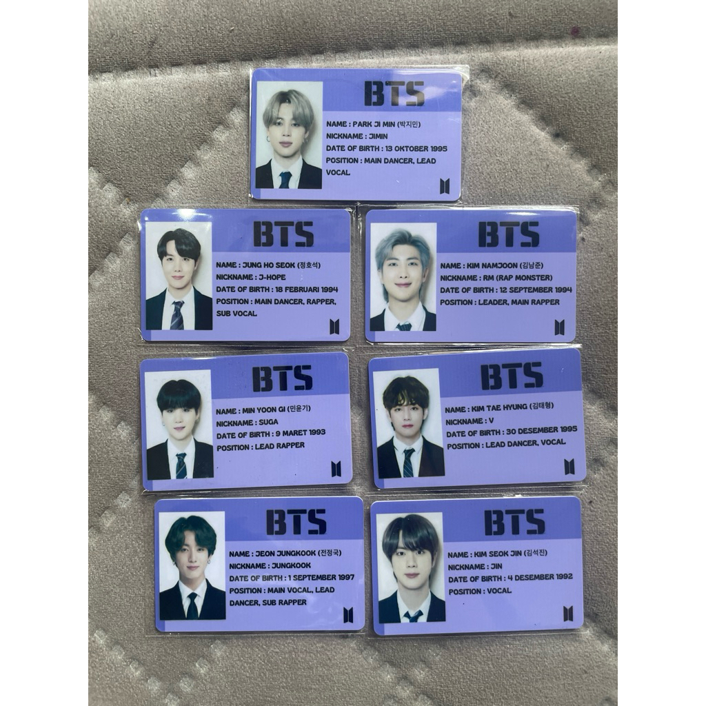 BTS ID CARD | Shopee Malaysia