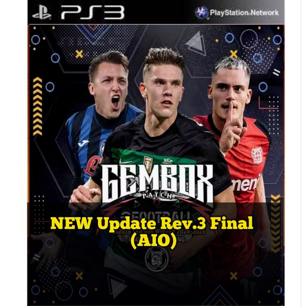 NEW UPDATE REV.3 Final (AIO) PES 2025 PS3 | GEMBOX PATCH WINTER 2025 ...