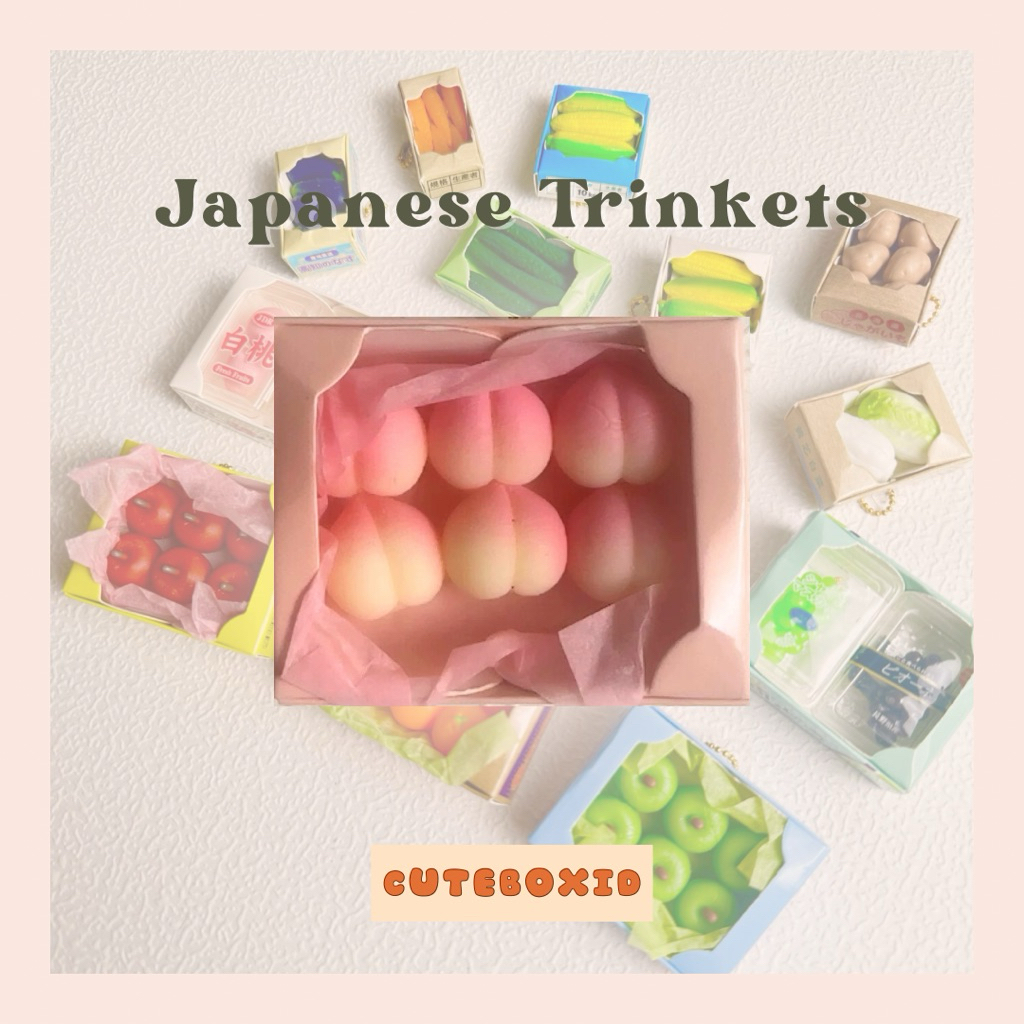 Japan J.Dream Trinkets Keychain : Fruit and Vegetable Edition [[Pre ...