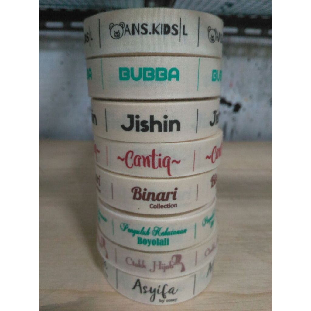 KATUN Brand labels / screen printed cotton labels / clothing labels ...