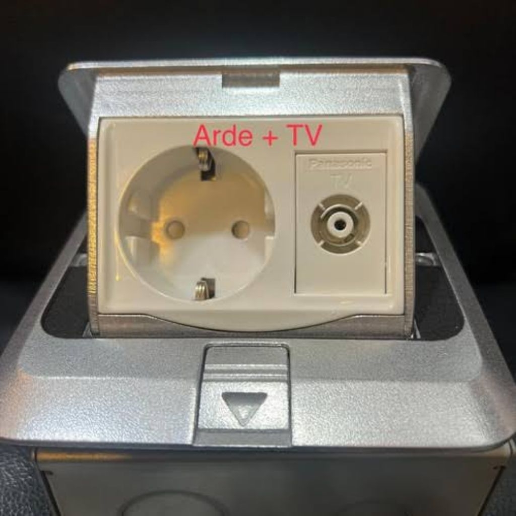 Panasonic floor socket (ground socket + TV) | Shopee Malaysia