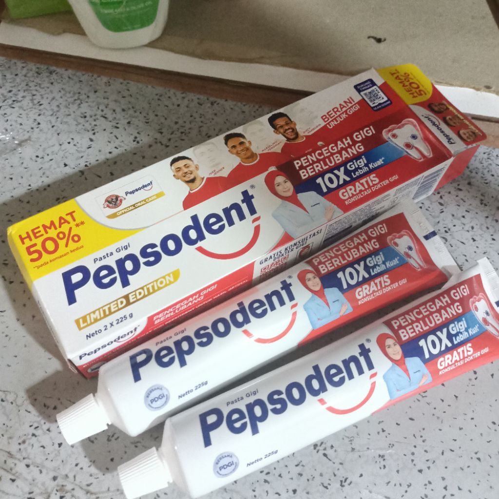 Pepsodent Toothpaste Prevents Cavities (2 X 225g) Value Pack More ...