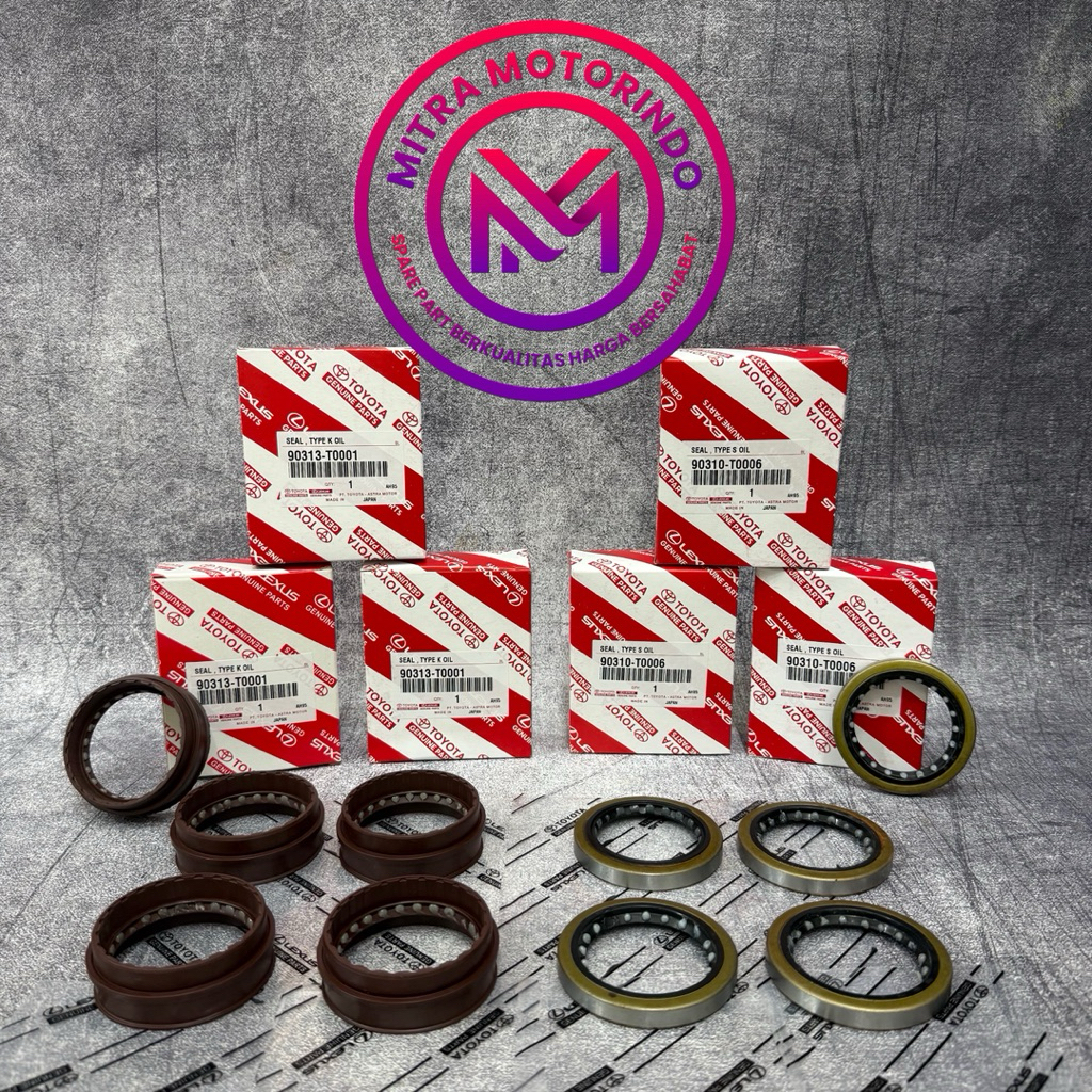Toyota Innova Reborn-Hilux Revo-Fortuner Rear Axle Seals New 1set (2pcs ...