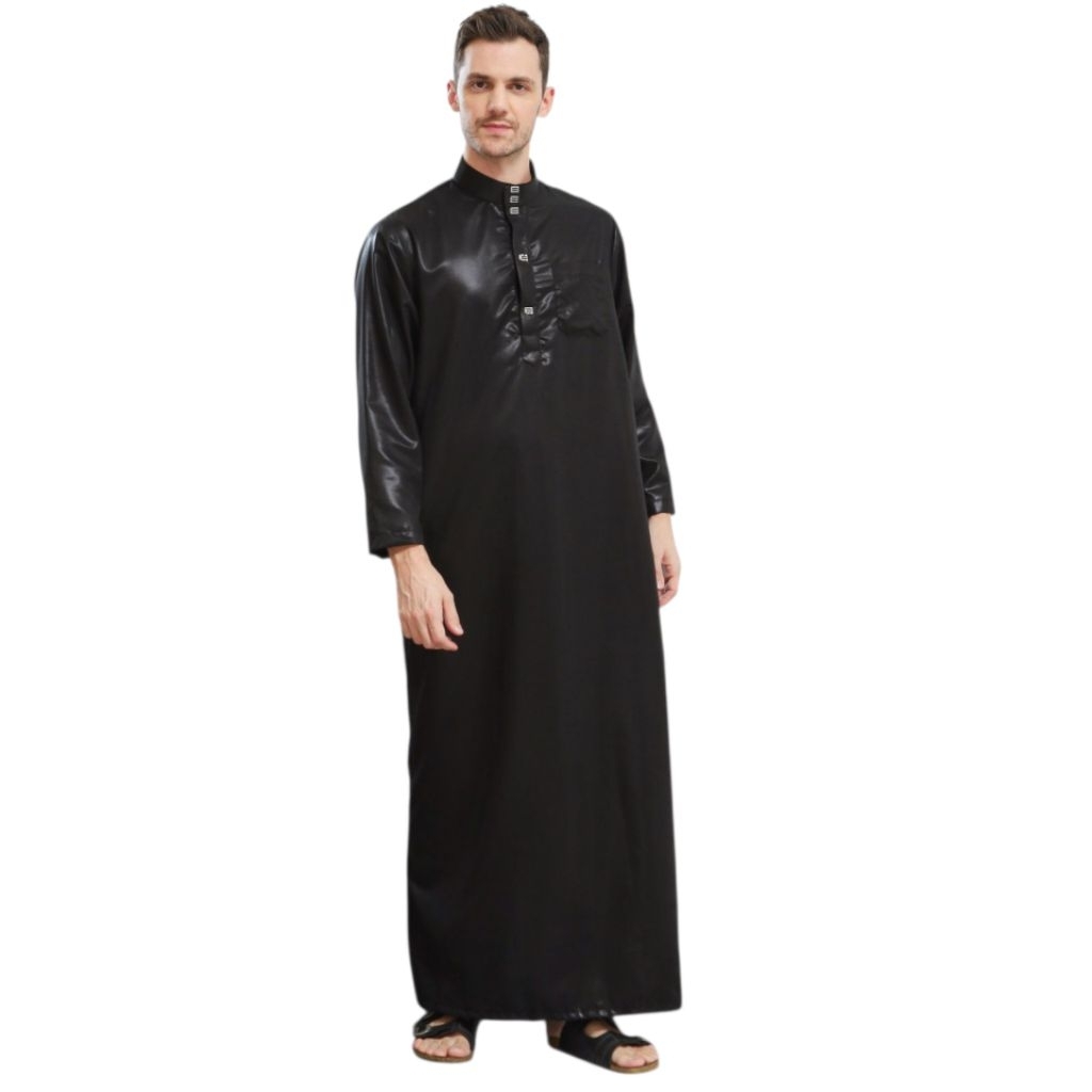 KATUN Family Muslim - Basic Gamis Robe for Adult Men Long Sleeve ...