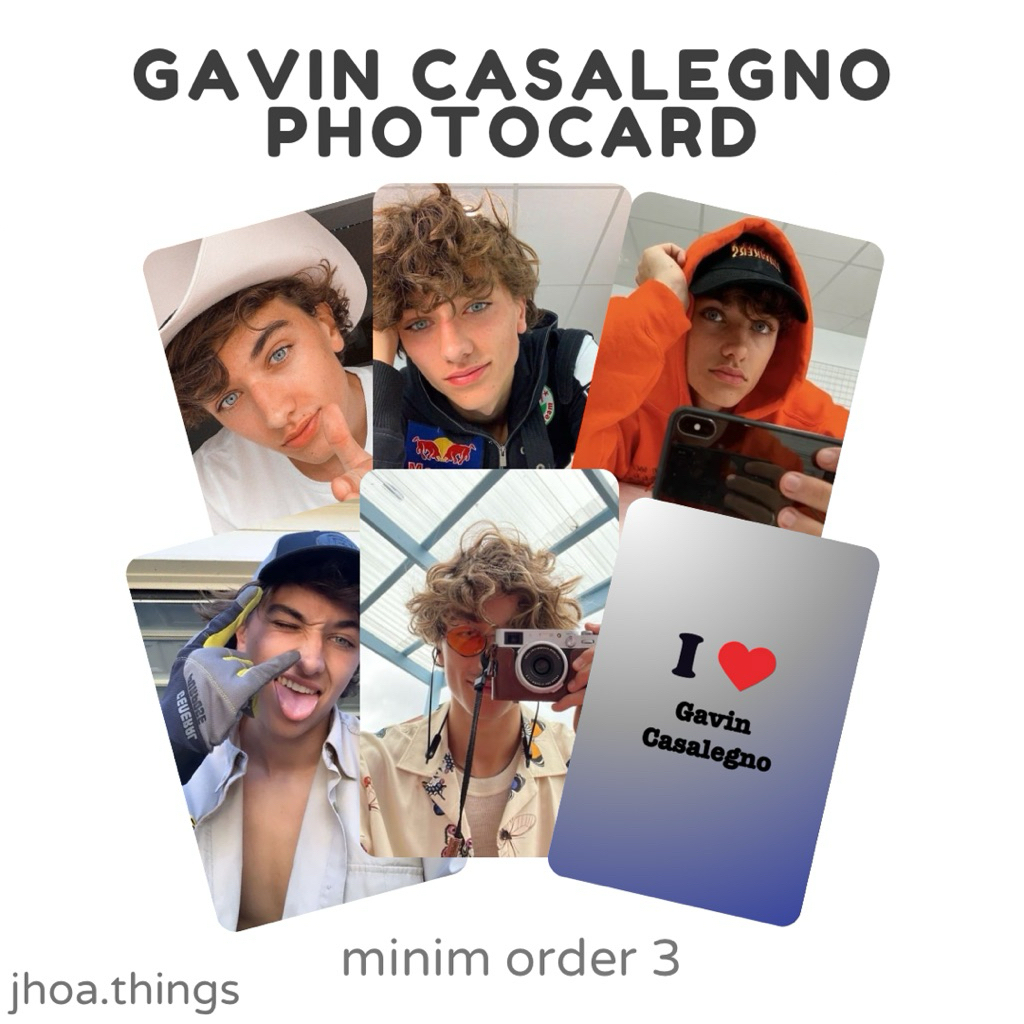 FISHER [UNOFFICIAL] PHOTOCARD GAVIN CASALEGNO JEREMIAH FISHERMAN BOYS TSITP THE SUMMER I TURNED ...