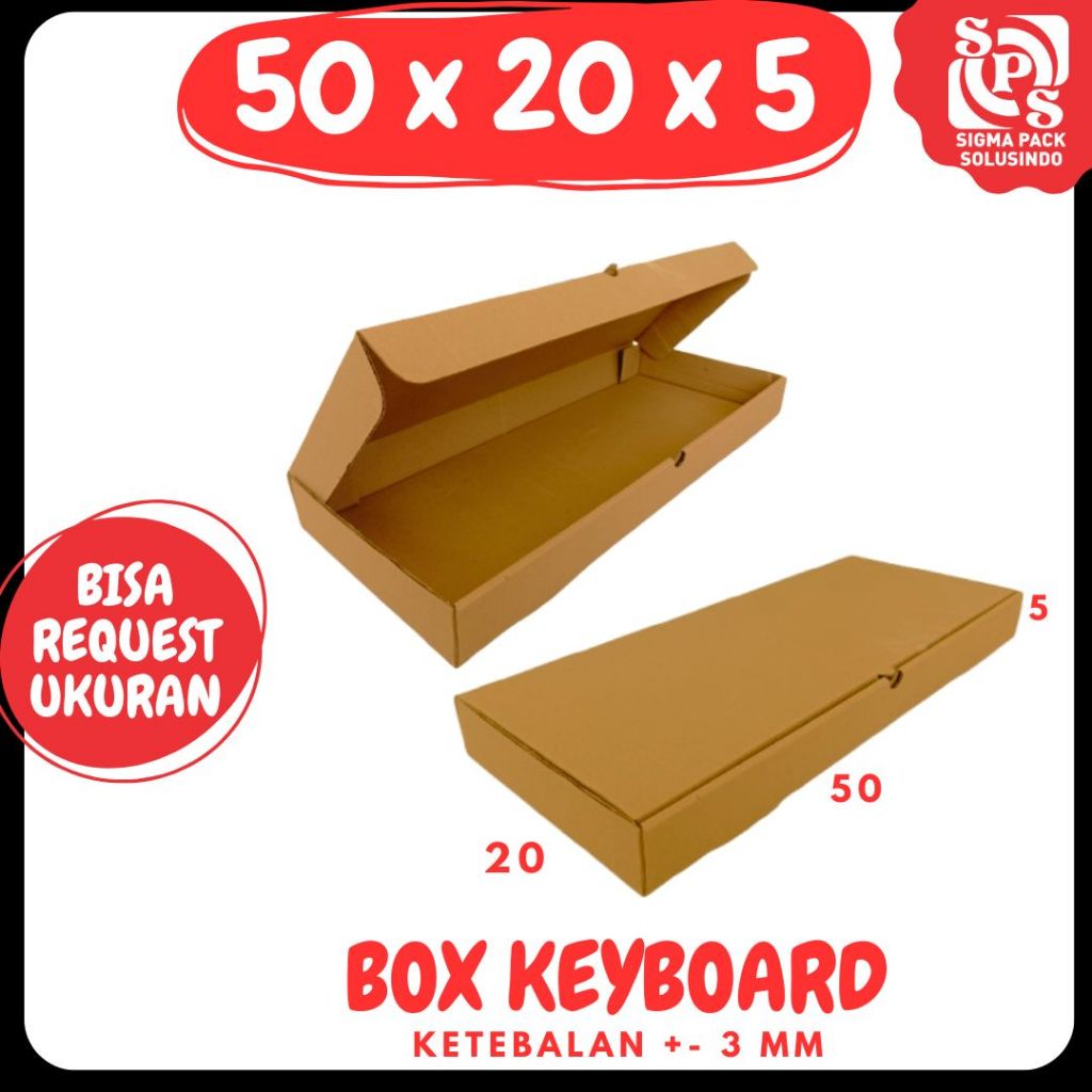 Keyboard Box 50x20x5 LD Cardboard Packing Packaging Cardboard Box Zigma ...