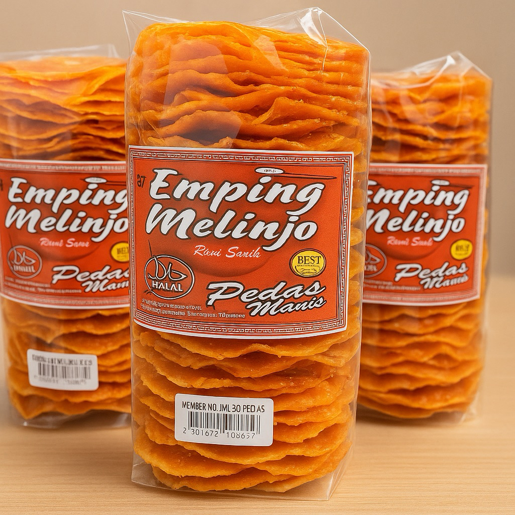 JUMBO WIDE RAW SWEET SPICY MELINJO EMPING 500GR ORIGINAL LIMPUNG | Shopee Malaysia