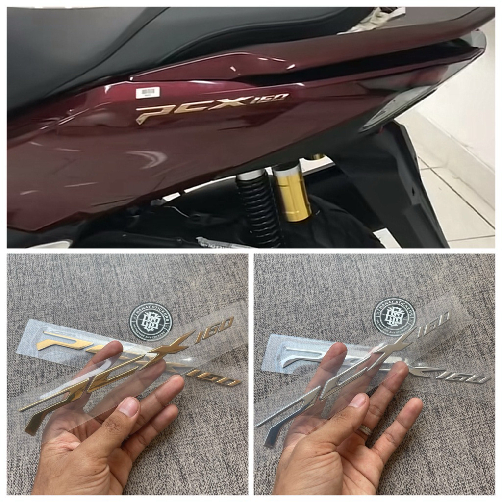 Original Embossed PCX 160 Emblem Sticker | Shopee Malaysia
