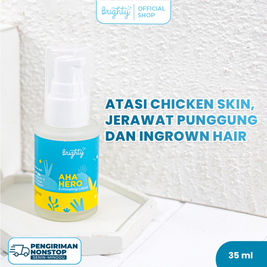 Brighty Aha Hero Exfoliating Liquid (Underarm Brightening Serum / Back ...