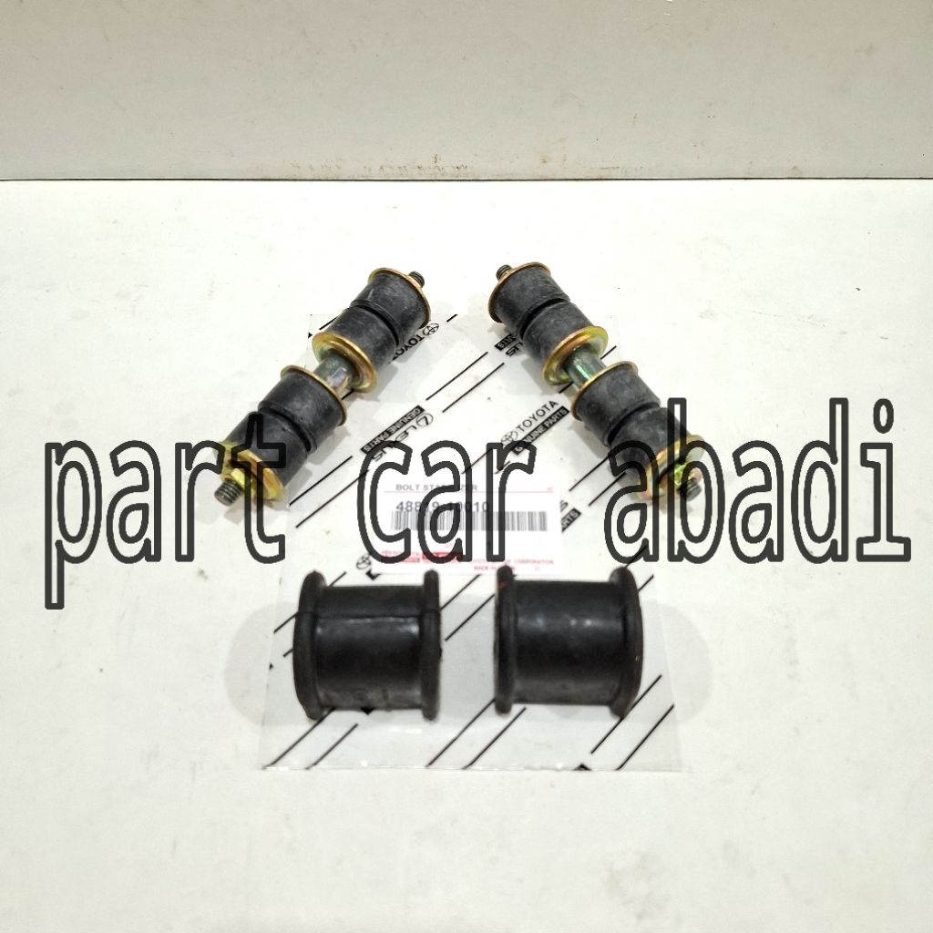 Front Bread Stabilizer and Stable Rubber Link Set 4Pc Toyota Soluna ...