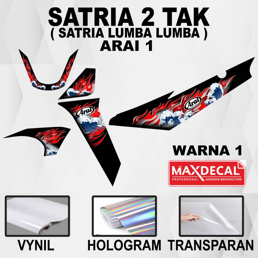 Suzuki Satria 2stroke Satria Lumba Sticker / Suzuki Satria 2stroke ...