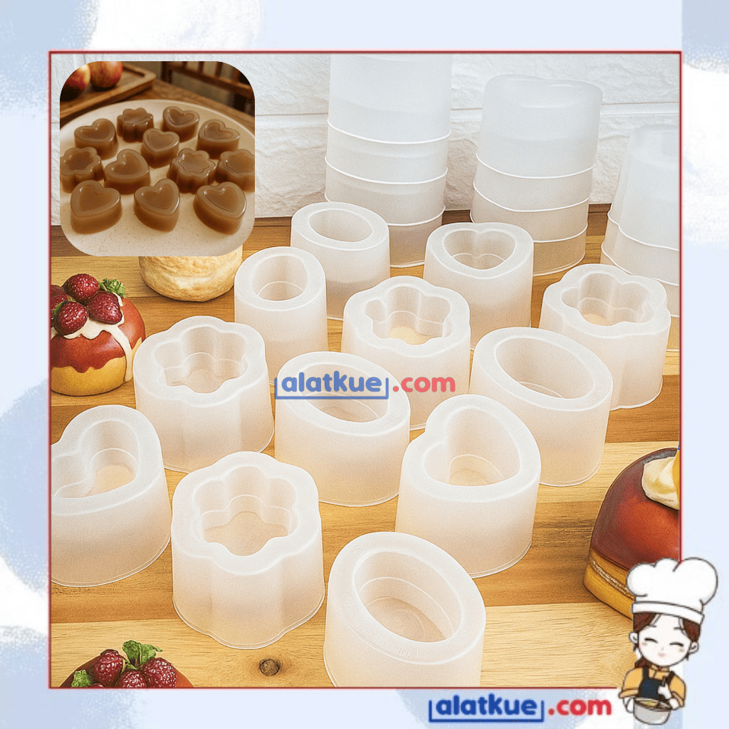 NEW 12pcs Pudding Molds Plastic Nest Pudding Molds Sponge Cake Holes ...