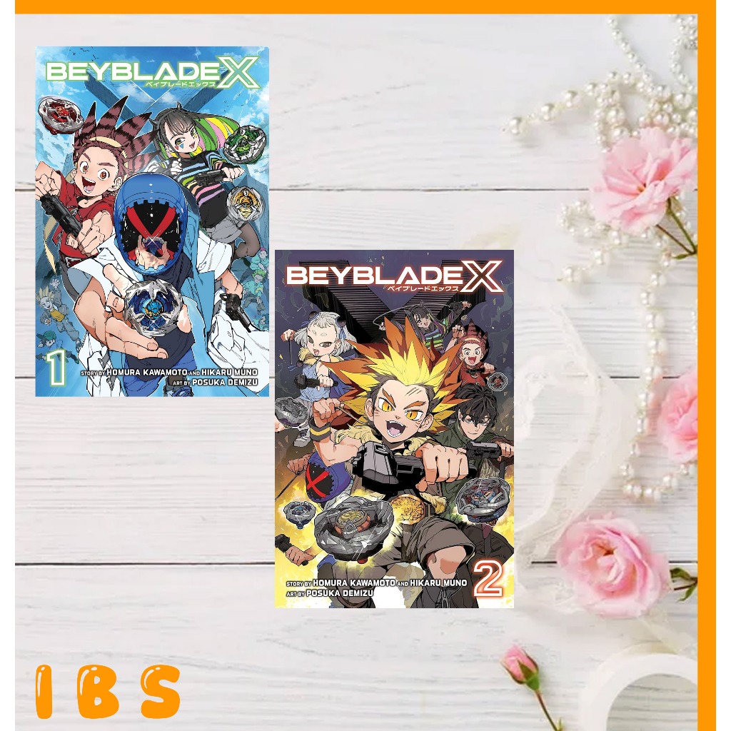 Beyblade X Comic Book by Homura Kawamoto Vol. 1 & 2 - ENGLISH | Shopee ...