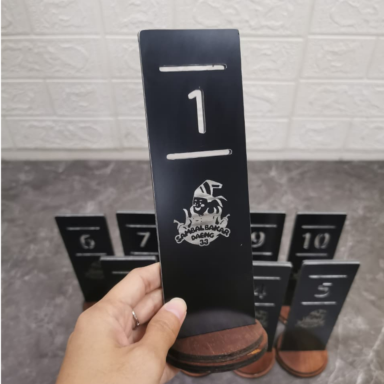 ACP Table Number 20cm Restaurant Cafe Table Marker | Shopee Malaysia
