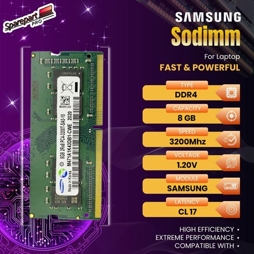 High Quality Asus 8GB DDR4 PC4 3200T Soddim Memory Laptop Ram ...