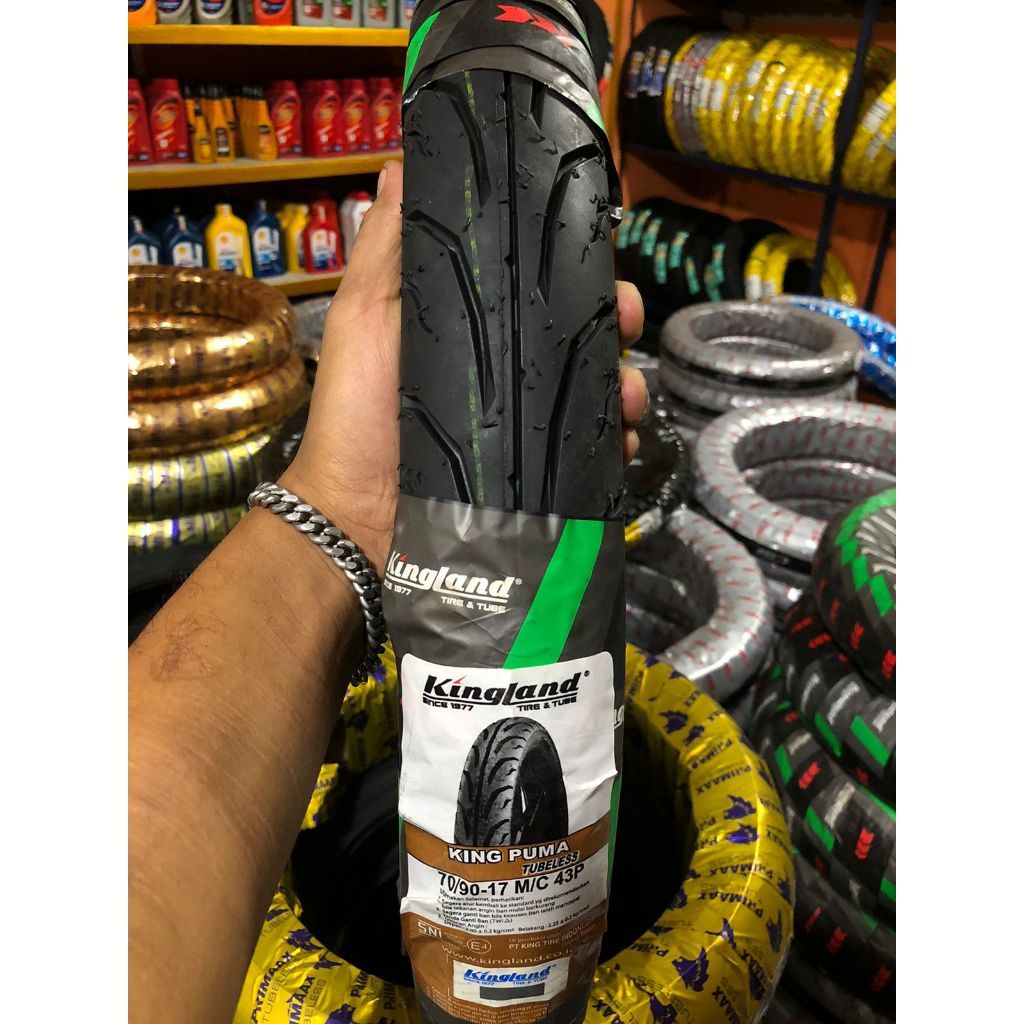 (PAY ON DELIVERY) KINGLAND TIRES 70/90-17 KING TIGER, PUMA, Tubeless ...