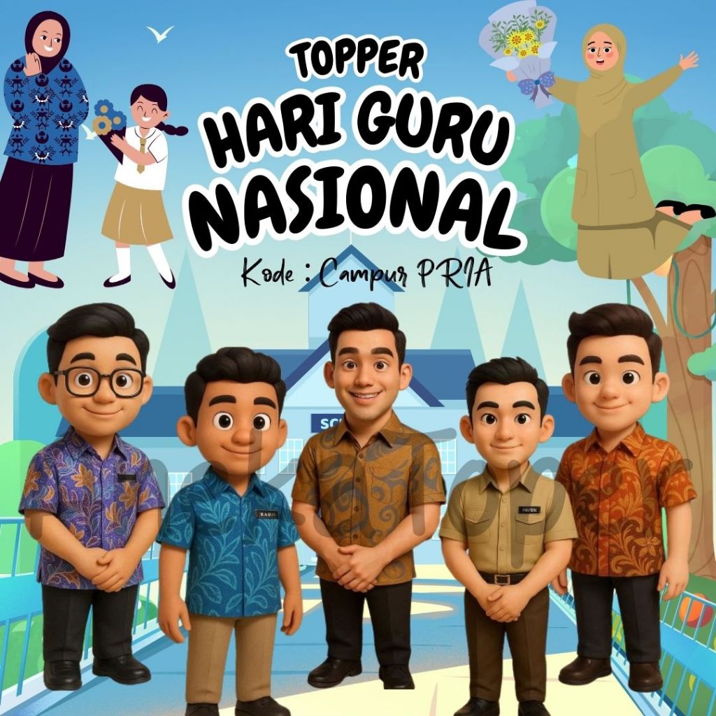 40 pcs HD Teacher TOPPER / Teacher Day Topper / Teacher Topper / Topper ...