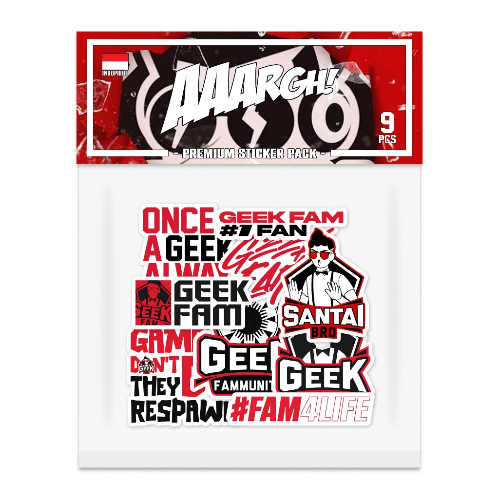 GEEK FAM Sticker Pack vol. 1 (The King Slayer) | Shopee Malaysia