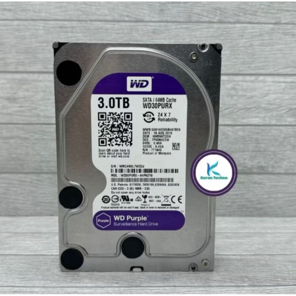 PC/CCTV Hard Drive 3TB/2TB/1TB/500GB WD 3.5 Internal HDD For PC CPU ...