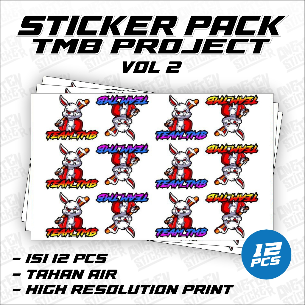 STICKER PACK TEAM TMB PROJECT BIKE PROJECT EDITING TMB2 OT STICKER | Shopee Malaysia