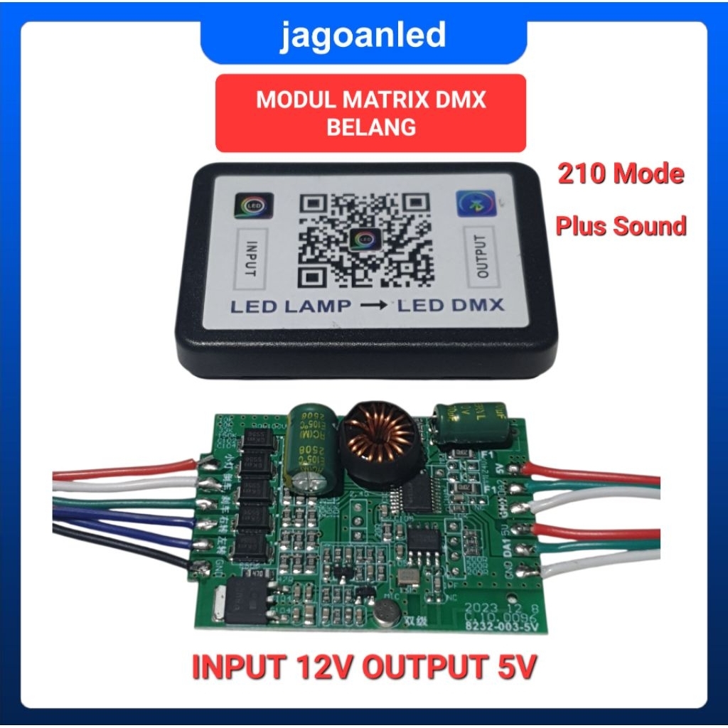 LED DMX Matrix Module Eyebrow Striped Controller APP Bluetooth 12V 5V ...