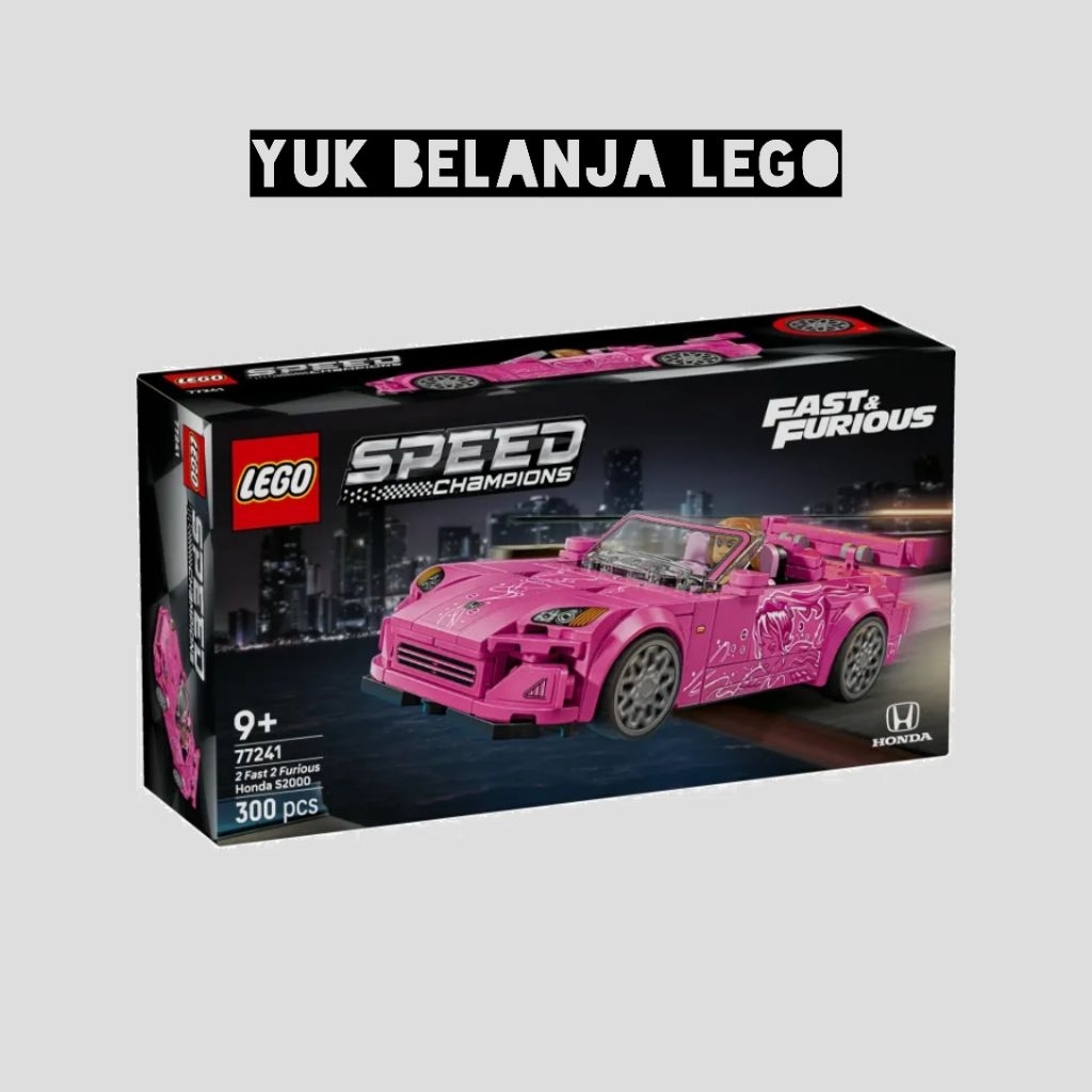 LEGO Speed Champions 77241 2 Fast 2 Furious Honda S2000 (300 Pieces ...