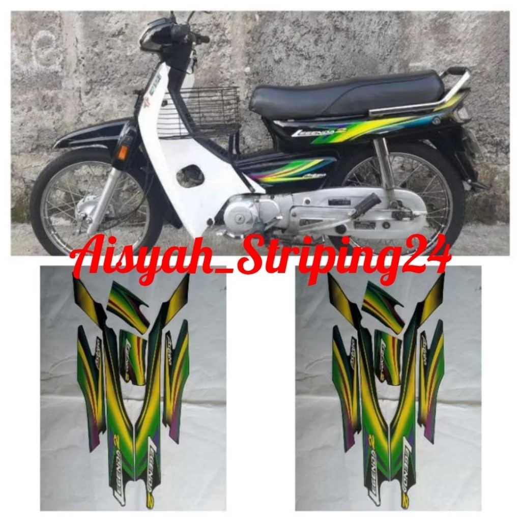 Honda astrea Legend 2 striping sticker | Shopee Malaysia