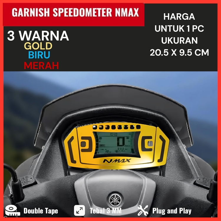 NMAX speedometer garnish 2020 2021 2022 2023 premium 2mm thick acrylic ...
