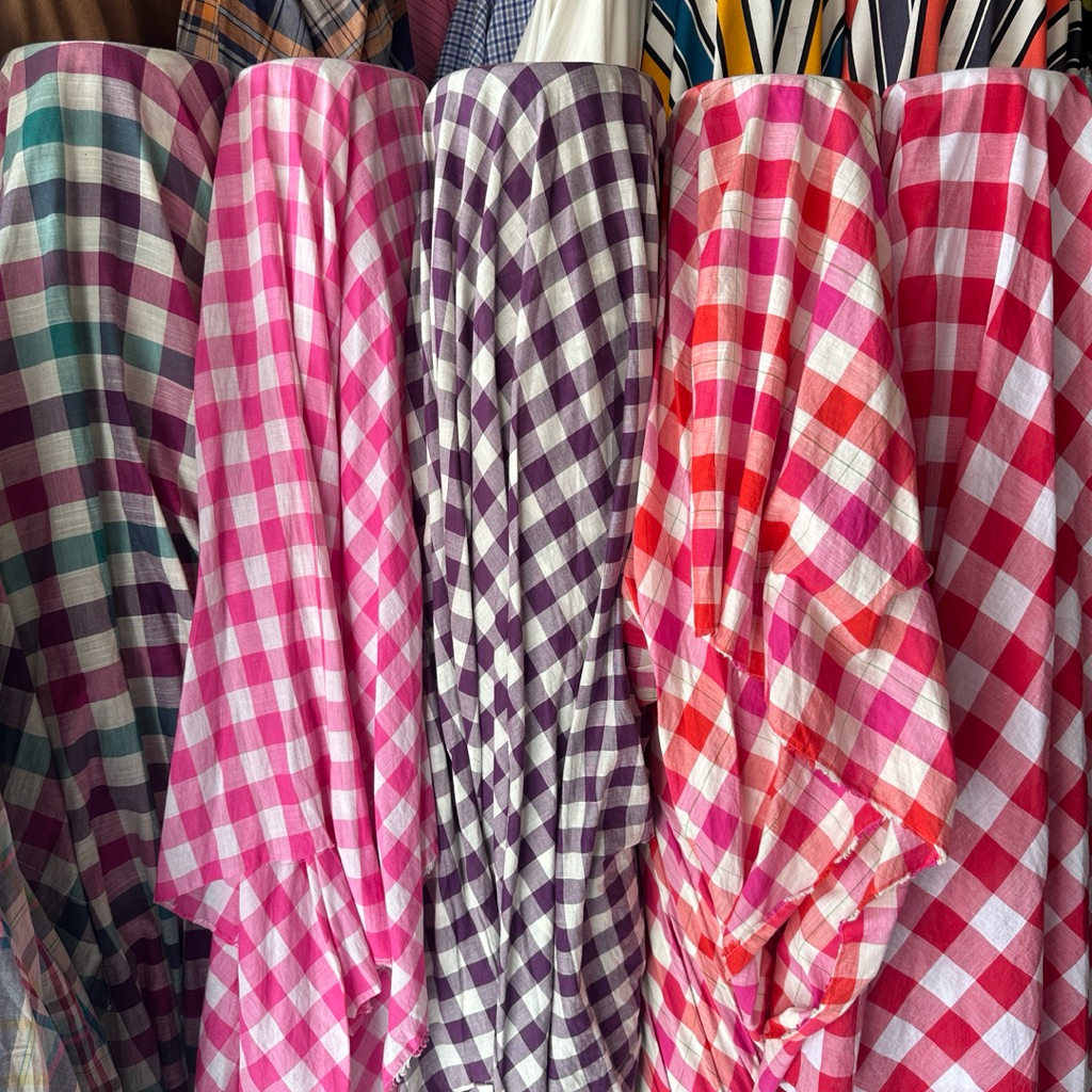 KATUN Motif Cotton Fabric | Premium Square Paris Cotton Fabric ...