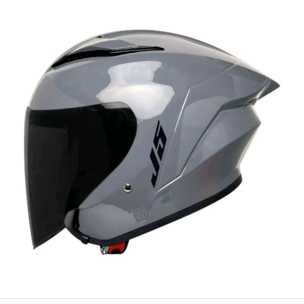 MLA J5 / JP 15 RR Helmet Original 100% SNI GORILA GRAY GLOSSY KEKANIAN ...