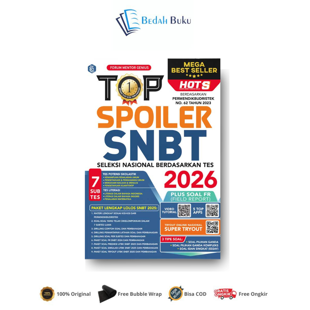 Top BOOK Spoiler UTBK SNBT 2026 by Genius Mentor Forum - Bintang Wahyu | Shopee Malaysia