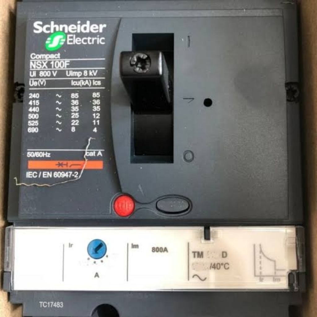 MCCB / BREAKER NSX100F 3P 16A 3phase 3pole LV429637 36KA TM16D | Shopee ...