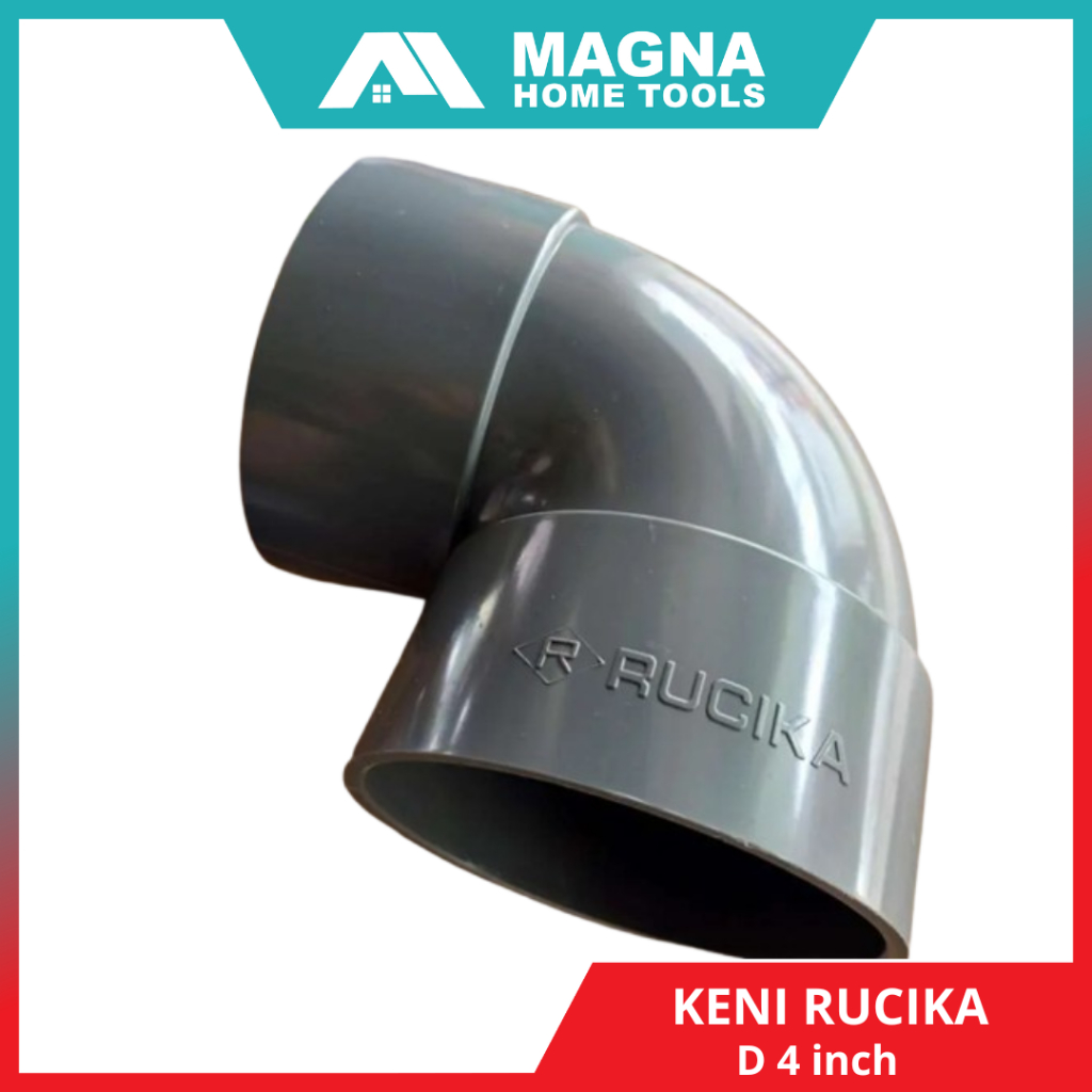 Knie Rucika Pipe Connection 4 inch D Keni PVC Pipe | Shopee Malaysia