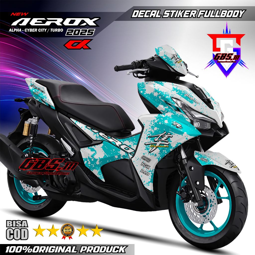 Latest Yamaha Aerox Alpha Fullbody Variation Sticker Decal Aerox Alpha ...