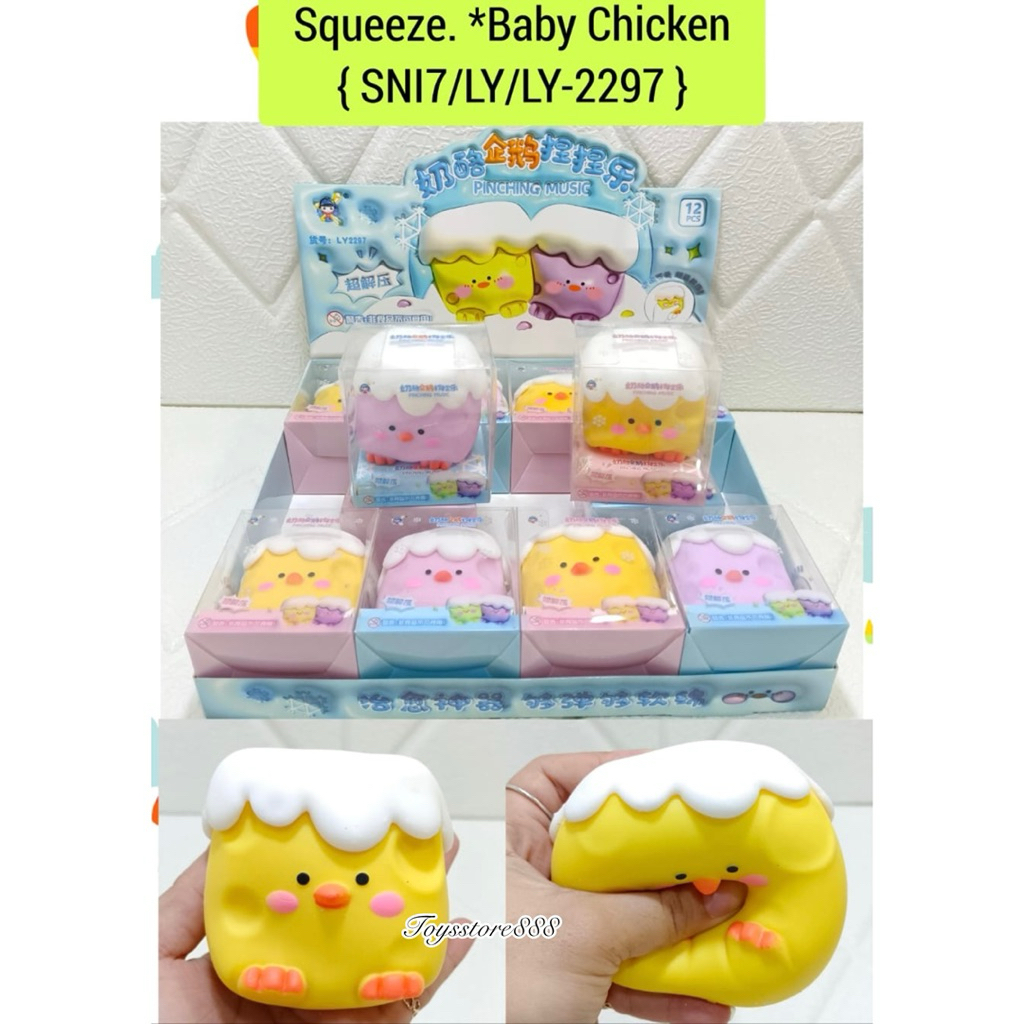 Stress Reliever Toy Squishy Character Squishy Squeeze Cute Decompression Pinch Squeeze Toy ...