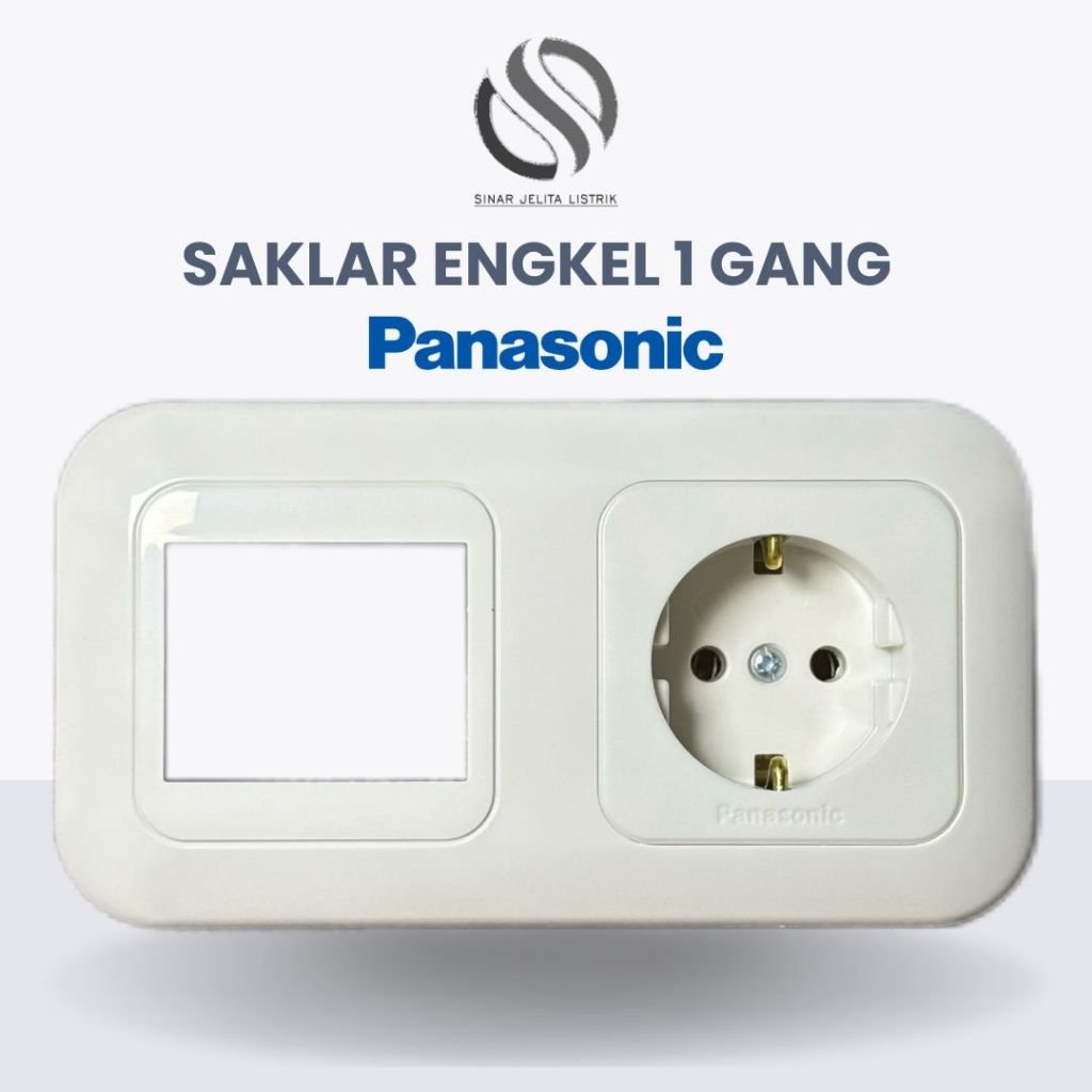 Panasonic Ankle/Single Switch 1 Gang + Non CP Wide Series Socket White ...