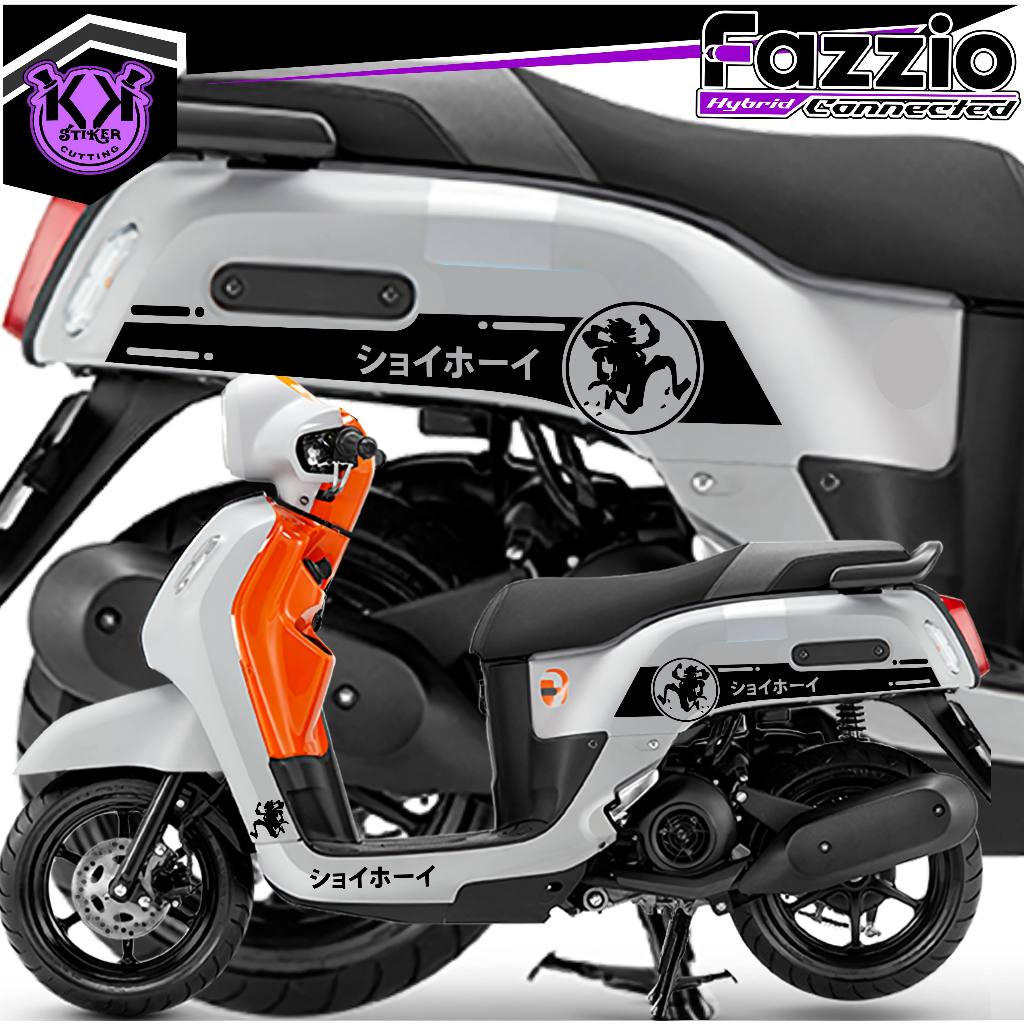 SC.51/ONE PIECE LOGO CUTING STICKER/FAZZIO STRIPING/FAZZIO STICKER ...